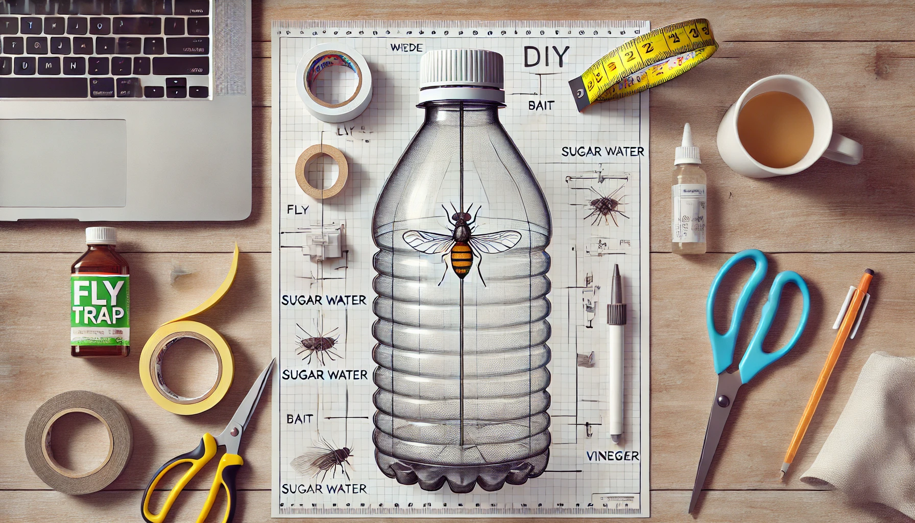 DIY Fly Trap: A Simple Solution to Keep Your Home Bug-Free - Tania Joviana